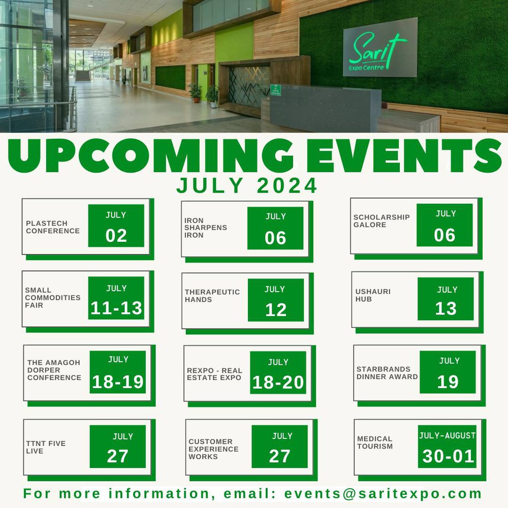 SARIT EXPO CENTRE - Leading events venue in Nairobi, Kenya | Sarit Expo ...