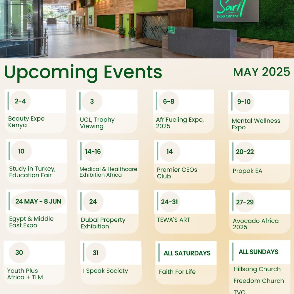 SARIT EXPO CENTRE - Leading events venue in Nairobi, Kenya | Sarit Expo ...